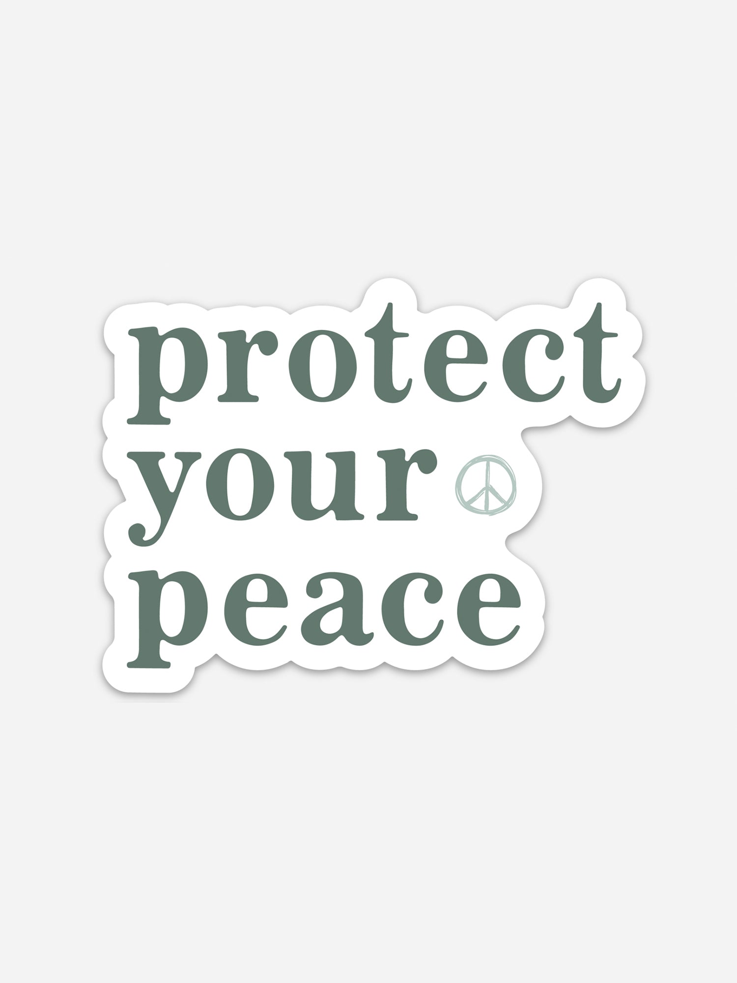 Protect Your Peace Sticker – Storied Folk & Co.